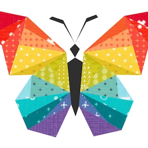 Butterfly Foundation Paper Piecing (FPP) Pattern || Digital Download ...