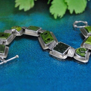 Janice Lee Ripley Bracelet // Modernist Handmade Sterling Links ...