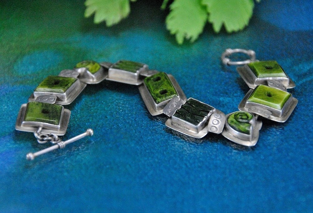Janice Lee Ripley Bracelet // Modernist Handmade Sterling - Etsy