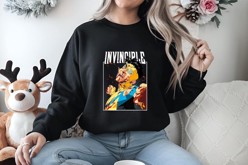 Invincible - Battle Damaged Mark Character Logo PNG - Etsy