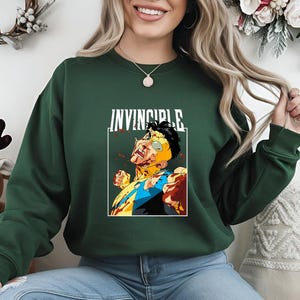 Invincible - Battle Damaged Mark Character Logo PNG - Etsy