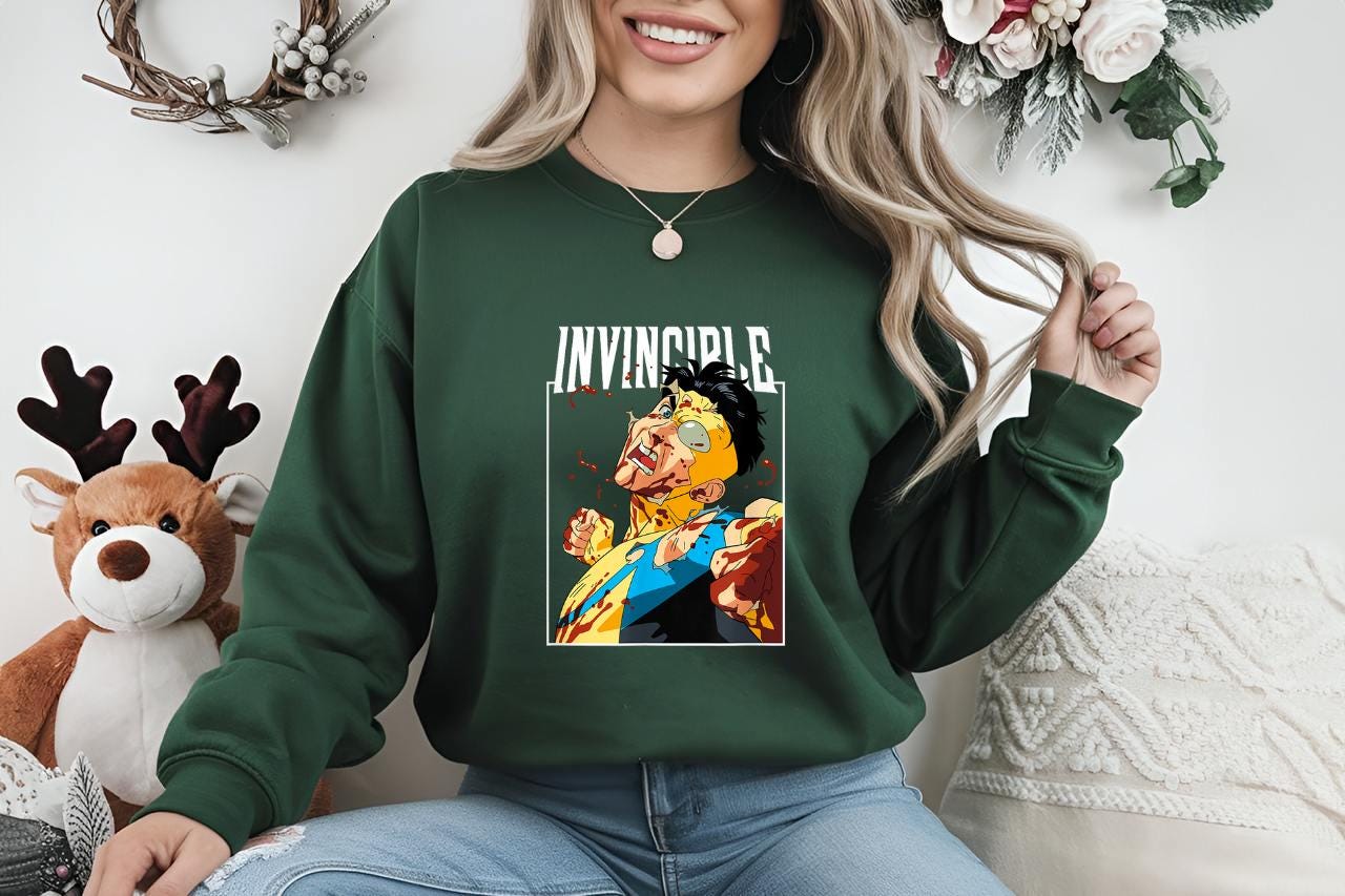 Invincible - Battle Damaged Mark Character Logo PNG - Etsy