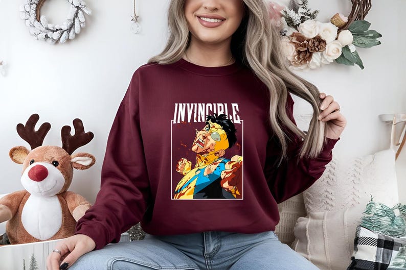 Invincible - Battle Damaged Mark Character Logo PNG - Etsy