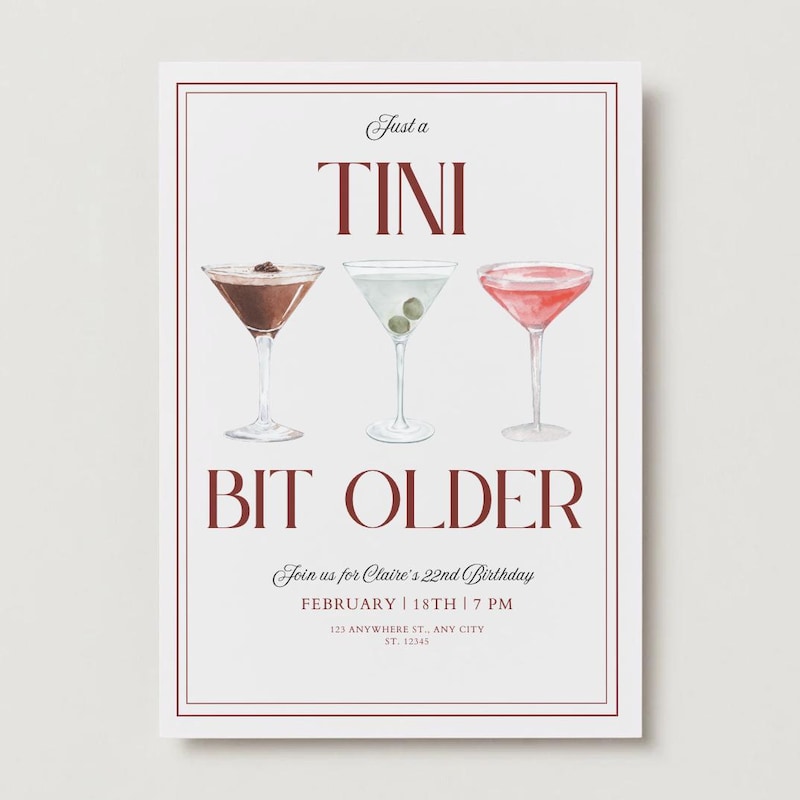 A Tiny Bit Older Birthday Party - Etsy