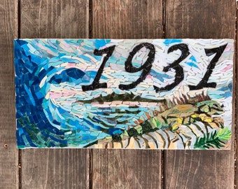 Custom Mosaic Sign - Etsy