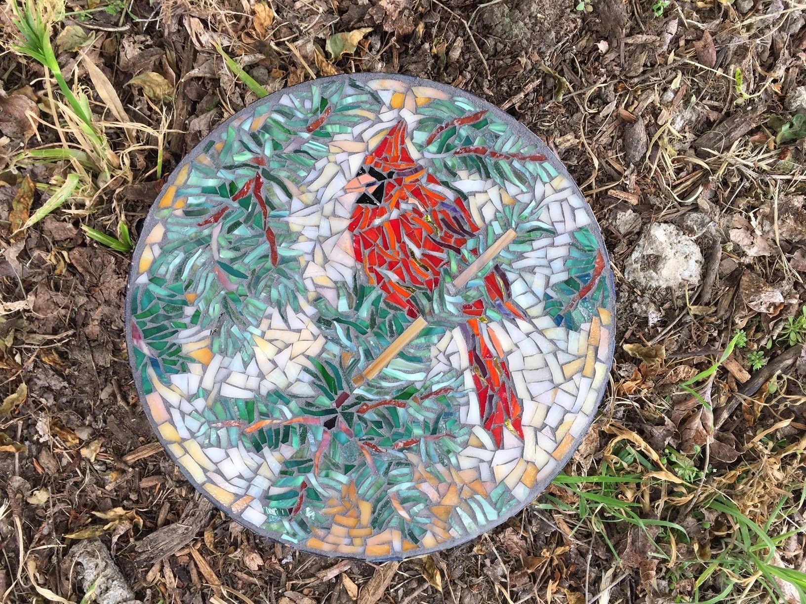 FREE SHIPPING Custom Designed BIRD Theme Stained Glass Mosaic | Etsy