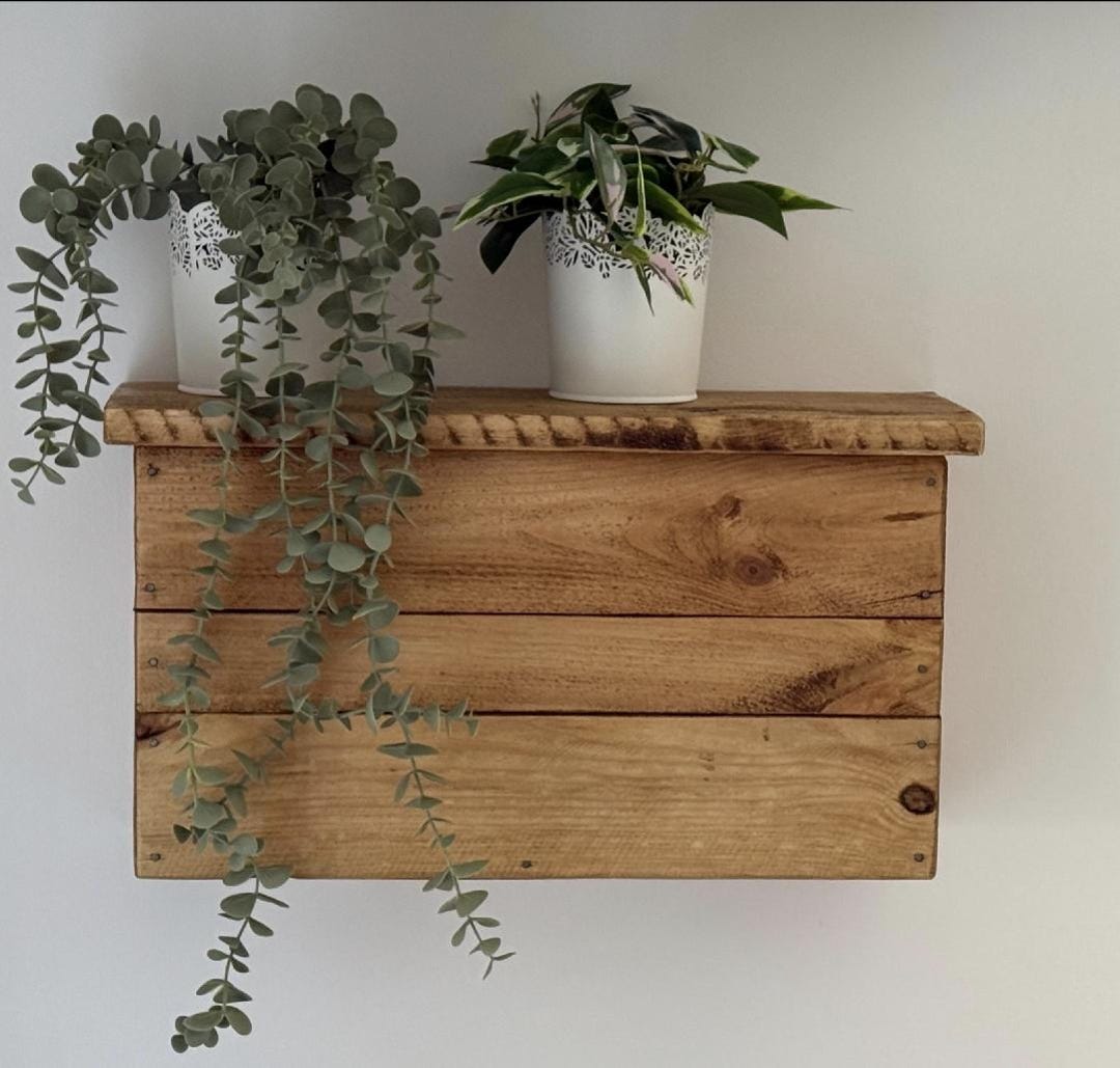 Rustic Electric Fuse Box Cover Shelf: Custom Wooden Meter Hide - Etsy UK