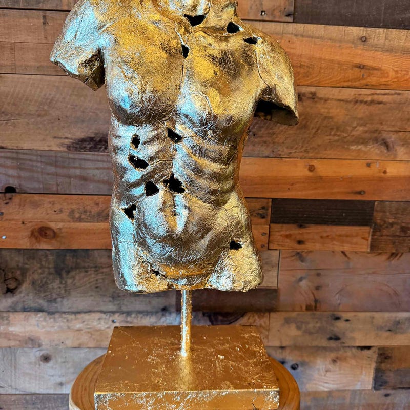 Gold Leaf Female Torso - Etsy