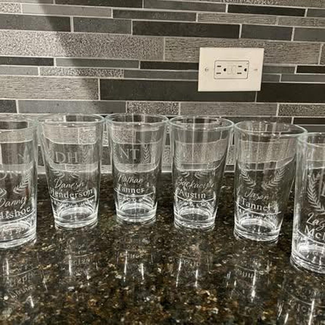 Custom Engraved Glassware - Etsy