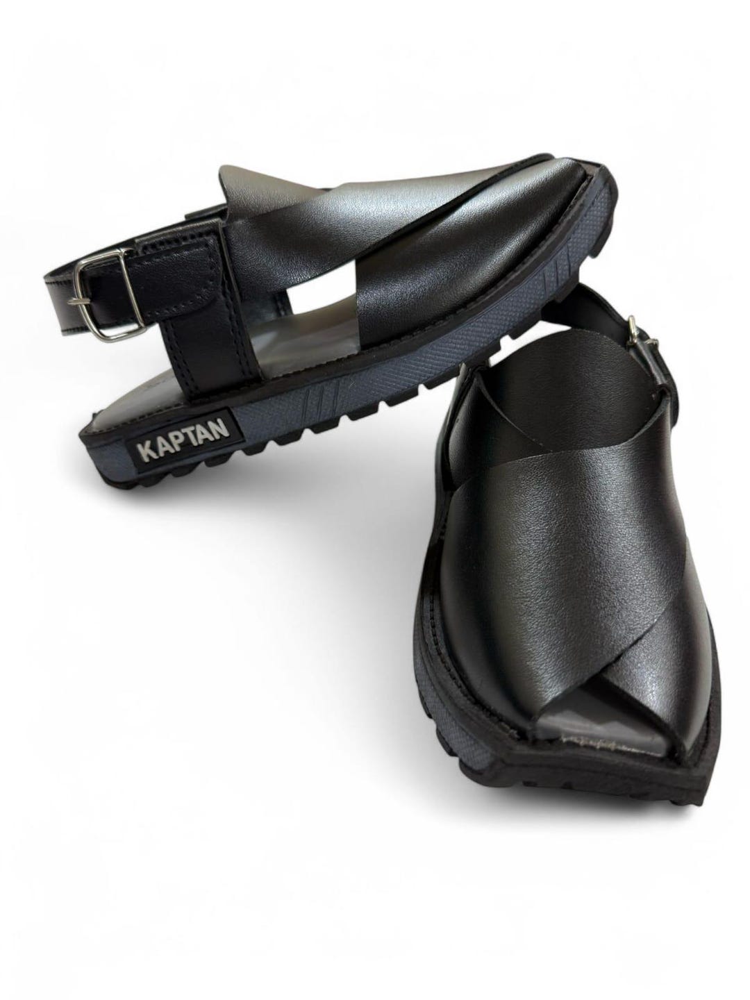 Handmade Black Peshawari Chappal for Kids - Flip Flops Sandals - Baby ...