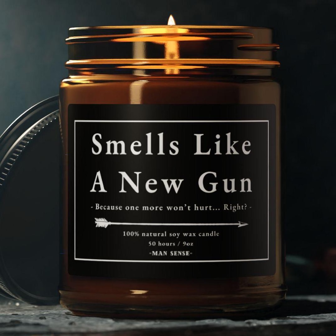 Gun Candle - Smells Like Another New Gun - 2nd Amendment Candle ...
