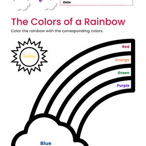 Color Matching Book for Kids, Pre School Book, Kids Activity Book ...