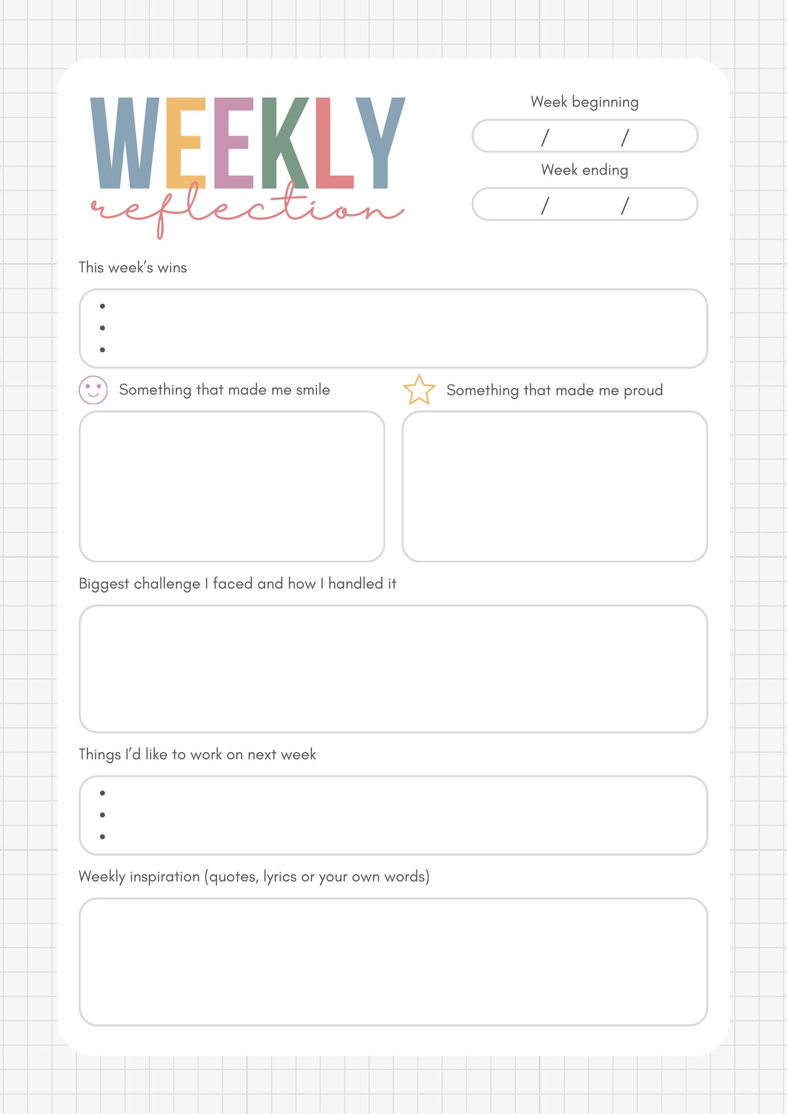 Teen Student Planner | Homework, Exam, & Study Schedule (digital ...