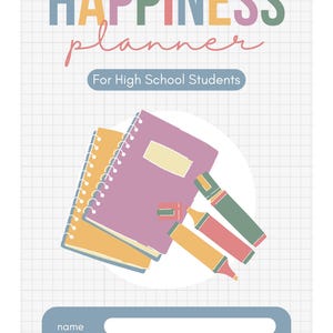 Teen Student Planner | Homework, Exam, & Study Schedule (digital ...