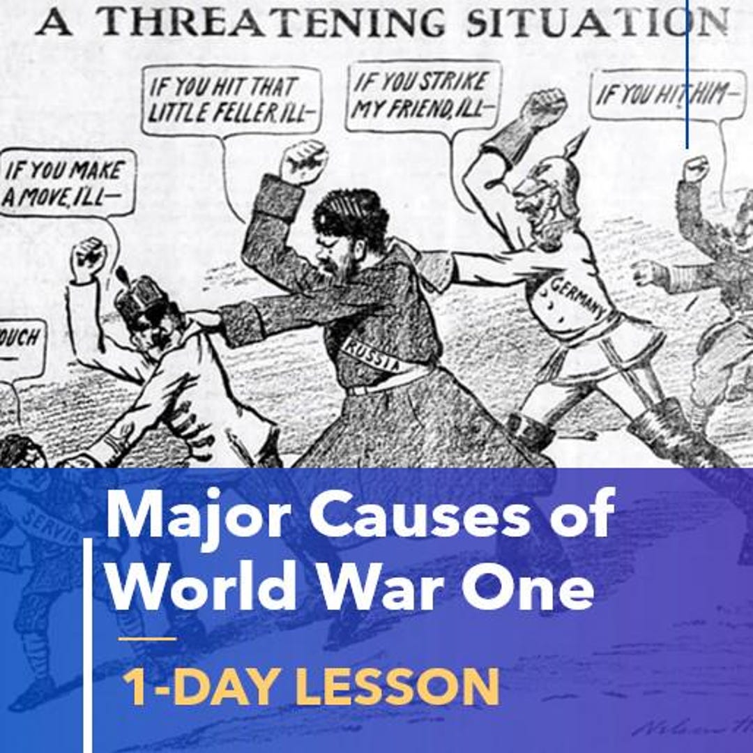 Buy World War 1 Lesson Plan | Causes of WW1 | Archduke Ferdinand | US ...
