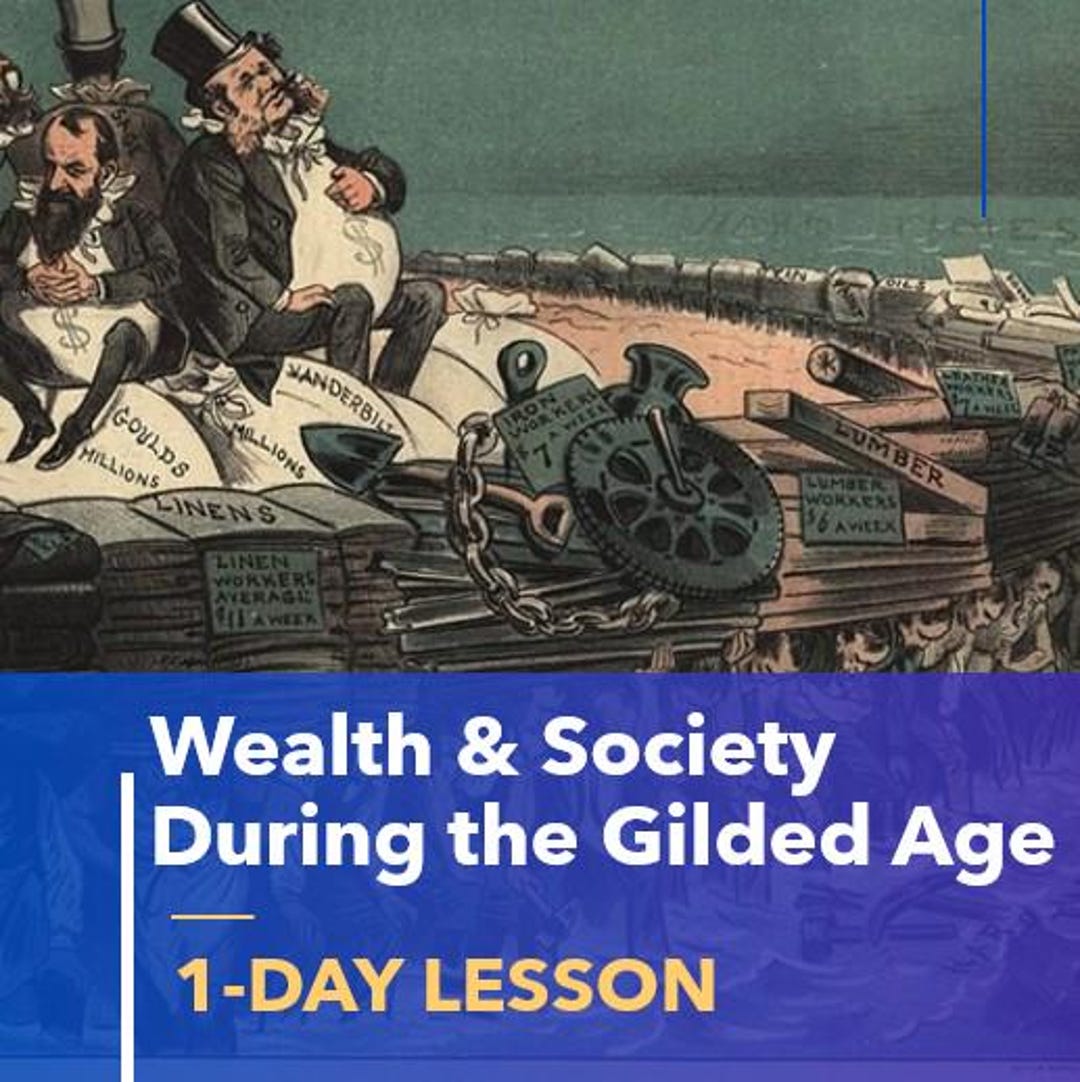 2nd Industrial Revolution Lesson Plan | Gilded Age & Social Darwinism ...