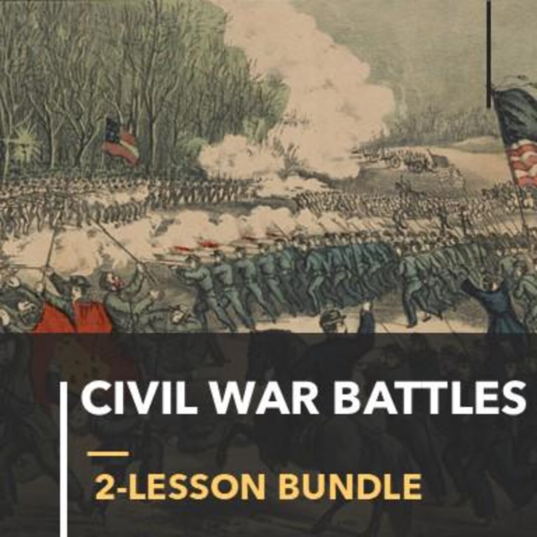 Civil War Battles Lesson Plan Bundle 2 American Civil War Lessons US ...