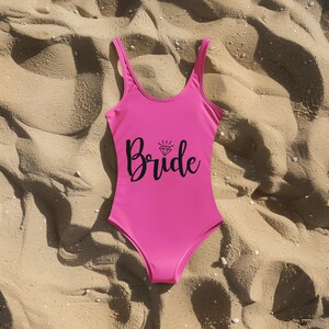 Bride One-piece Swimsuit | Bachelorette Party Swimwear - Etsy