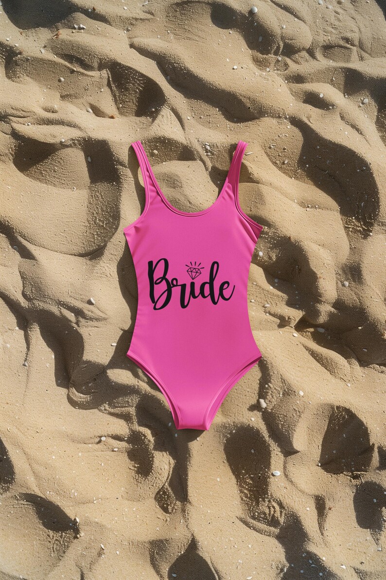 Bride One-piece Swimsuit | Bachelorette Party Swimwear - Etsy