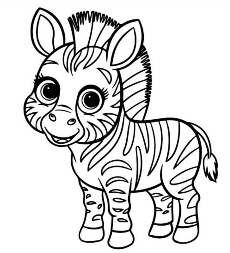 Adorable Animal Friends Print and Color Kit | Fun Art Activity for Kids ...