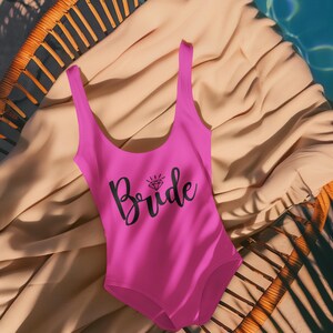 Bride One-piece Swimsuit | Bachelorette Party Swimwear - Etsy
