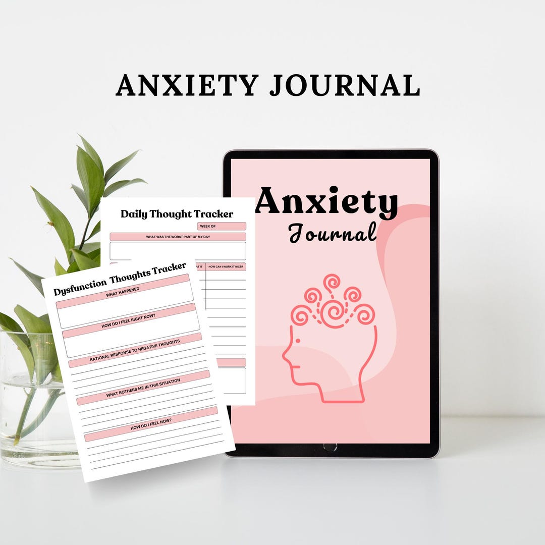 Anxiety Journal,mental Health Journal, Self-care Journal, Mindfulness ...
