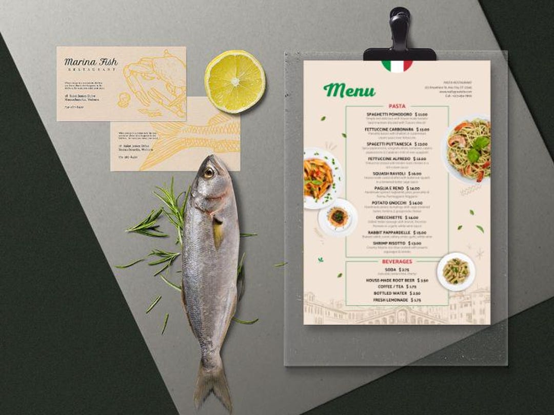 Rustic Restaurant Style Menu Card | Customizable Menu Design ...