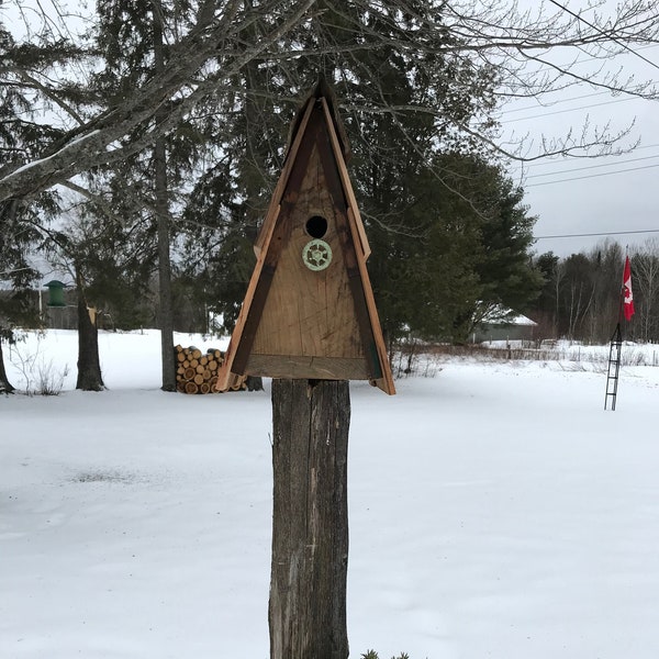 Rustic Bird House - Etsy