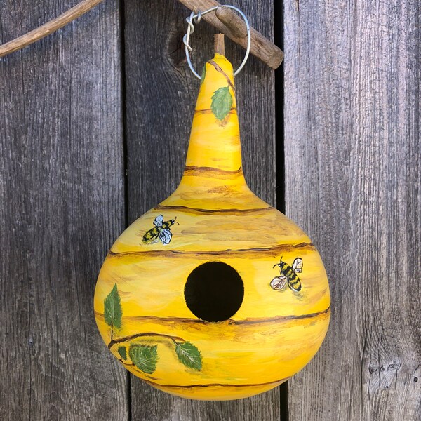 Gourd Bird House - Etsy