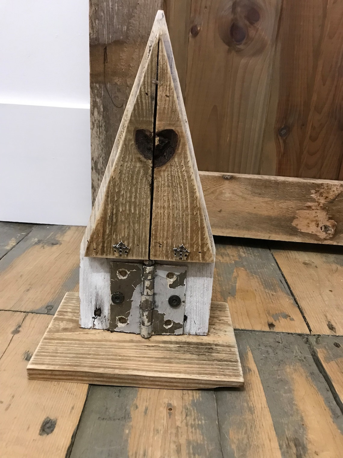 Wooden Church Christmas Decor Fireplace Mantel Table Decoration - Etsy