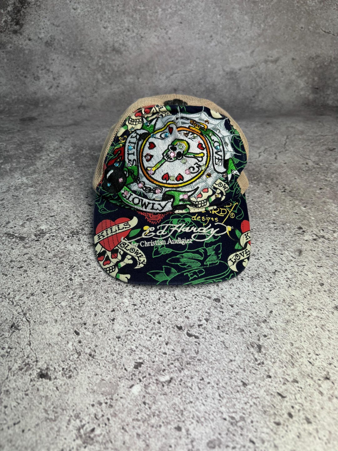 Ed Hardy by Christian Audigier Cap Vintage - Etsy