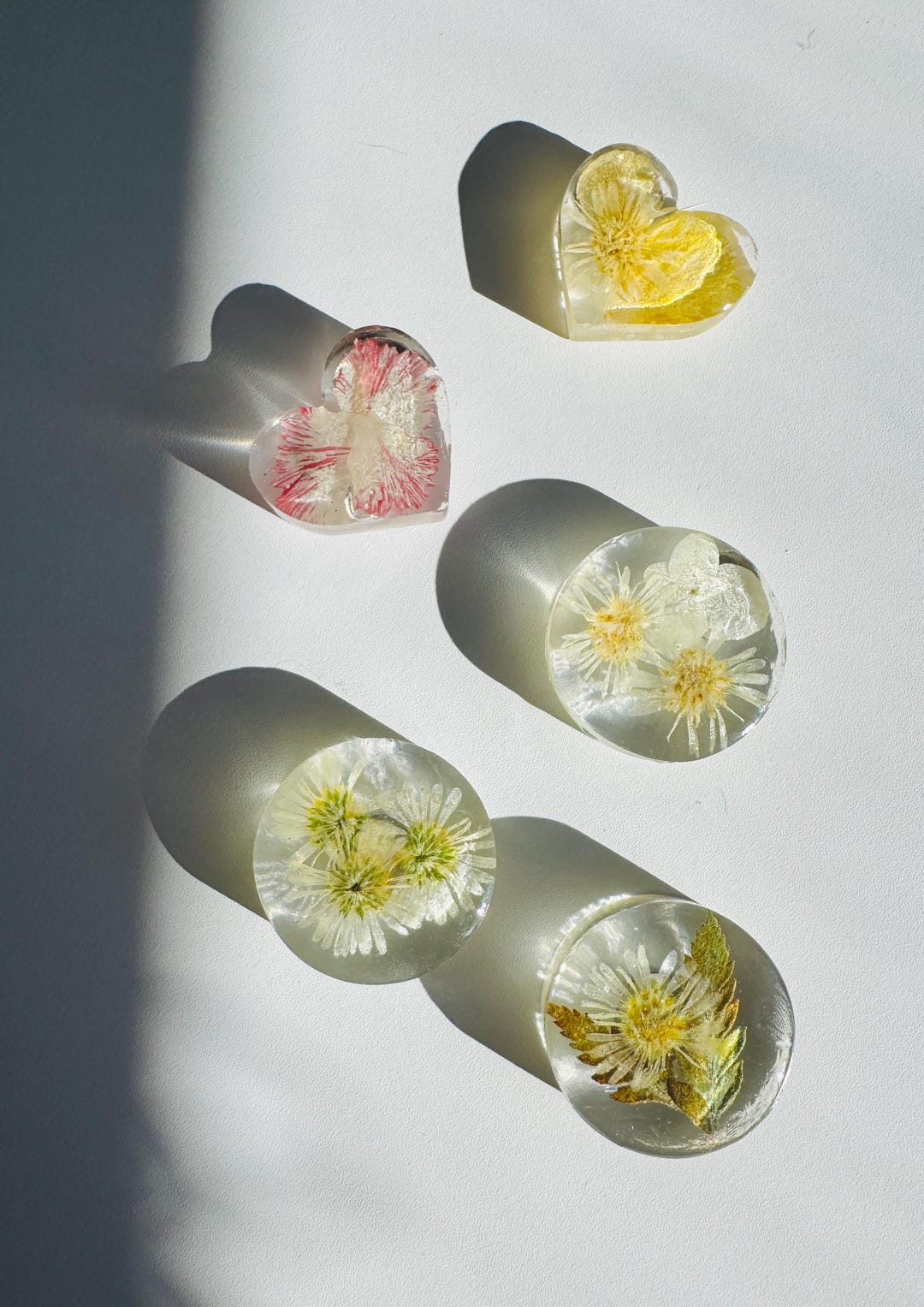 Pressed Flower Resin Magnet, Fridge Magnet, Floral Gifts, Gifts for Her ...