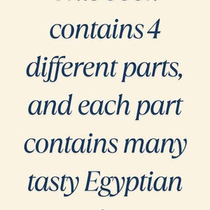 4 in 1 - A Taste of Egypt: Egyptian Cuisine Cookbook - Etsy