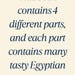 4 in 1 - A Taste of Egypt: Egyptian Cuisine Cookbook - Etsy