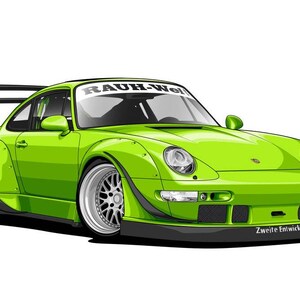 RWB Porsche Sticker Pack - Etsy