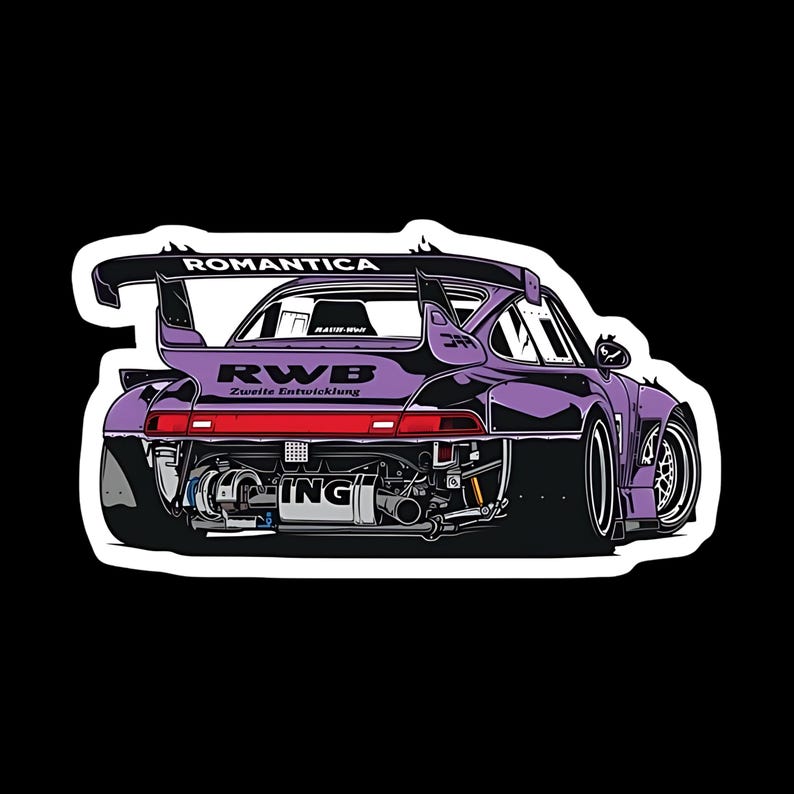 RWB Porsche Sticker Pack 2 - Etsy