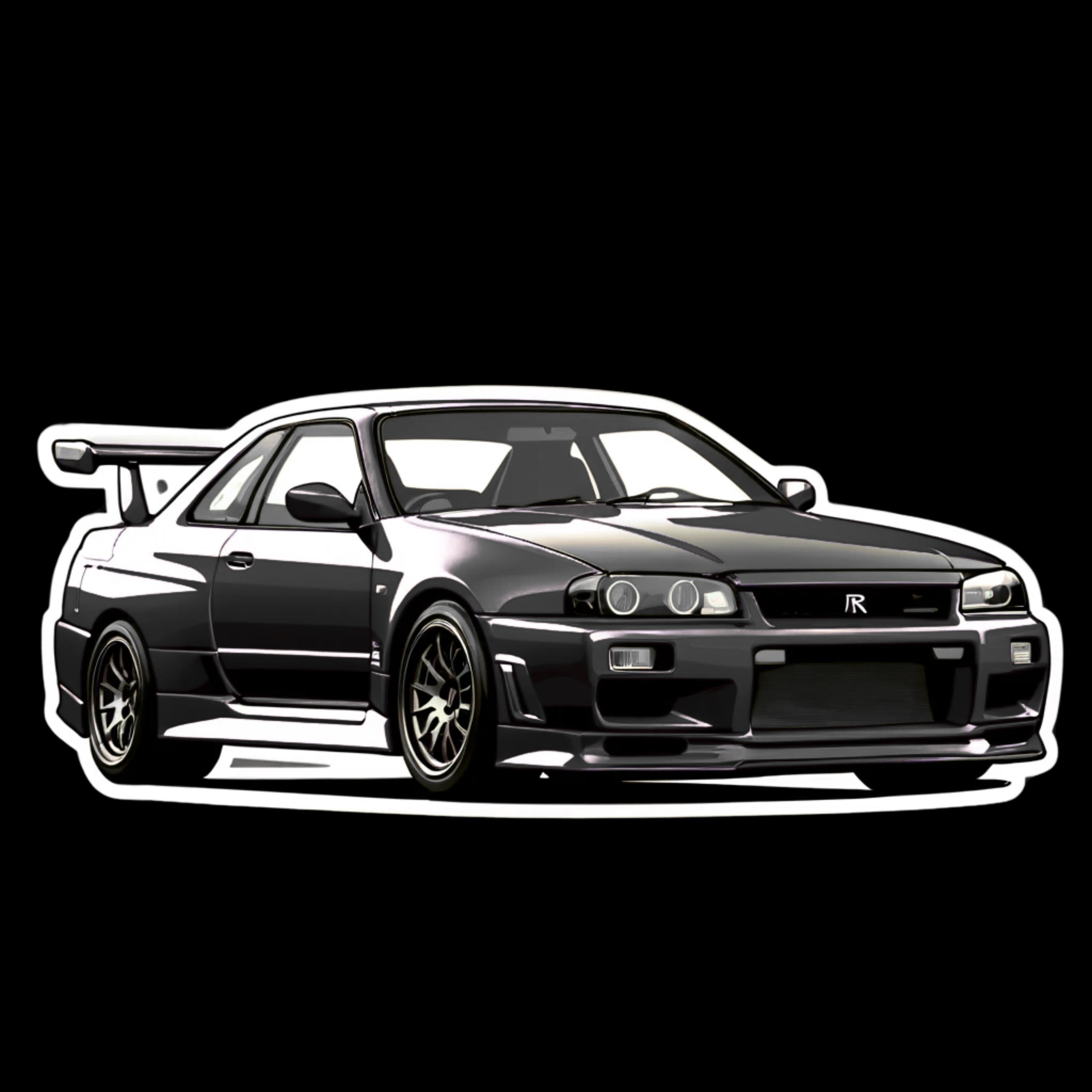 Nissan Skyline GTR Sticker Pack - Etsy