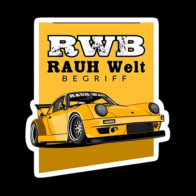 RWB Porsche Sticker Pack 2 - Etsy