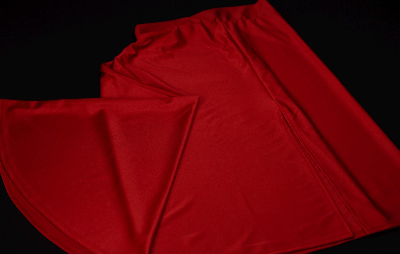 07- Smooth Shiny Red - Tango Skirts for Women, (ESPLENDIDA by Miriam ...