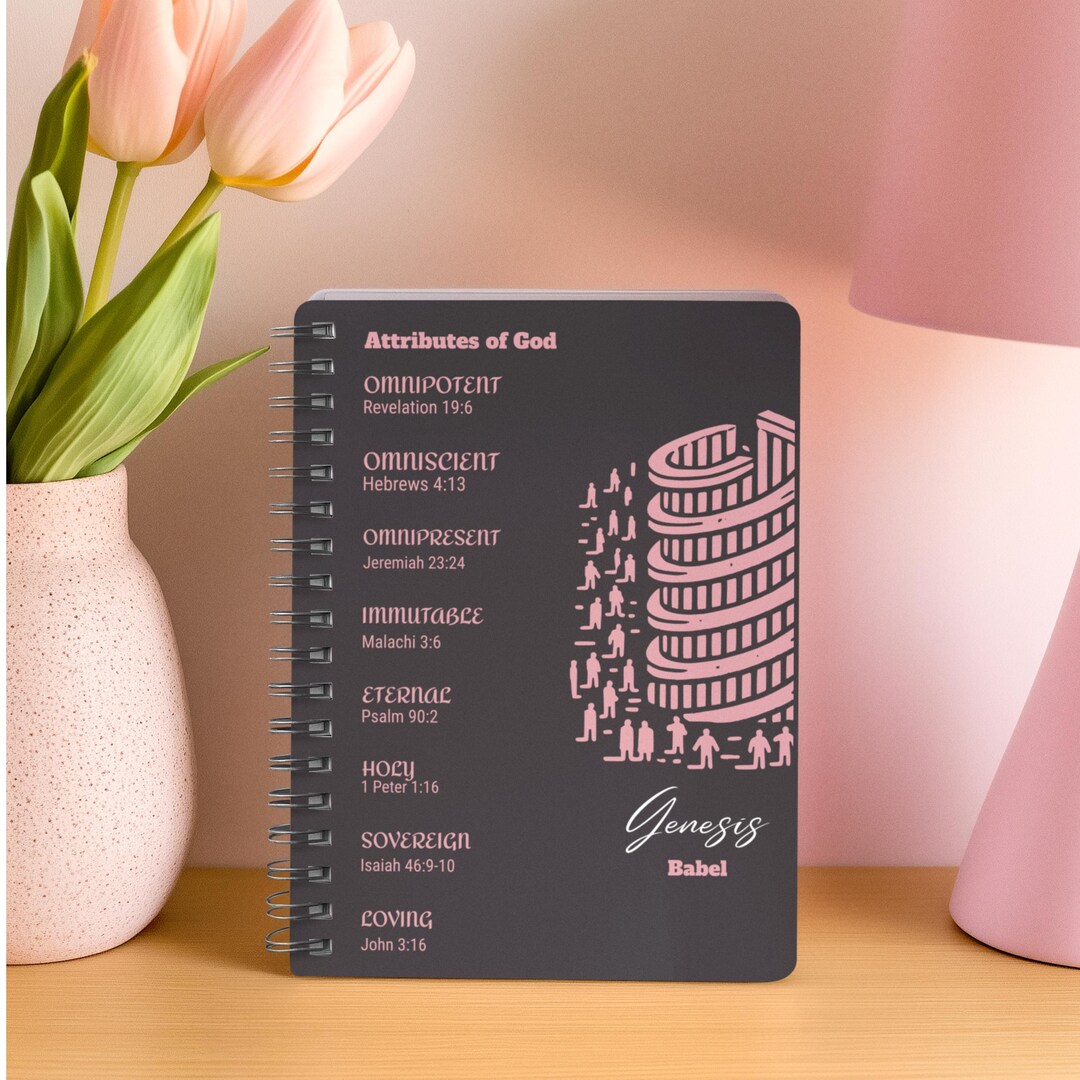 Bible Study Notebook Genesis Tower of Babel | Scripture Notebook ...
