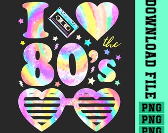Totally 80s, Totally 80s PNG, Totally 80s Sublimation, 1980s ...