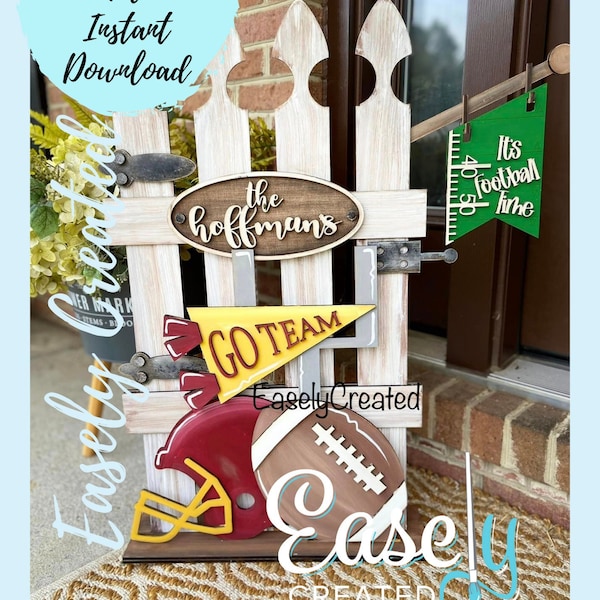 Football Porch Sign - Etsy