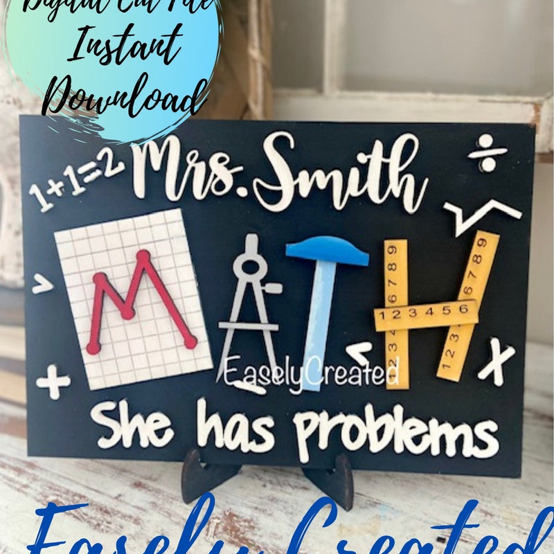 Math Sign - Etsy