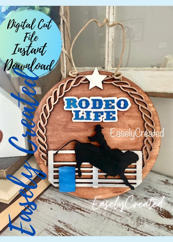 Kids DIY Kit SVG Digital File kids DIY Project Kids Rodeo | Etsy