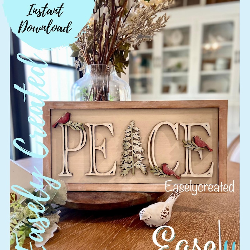Porch Holiday Sign Peace - Etsy UK