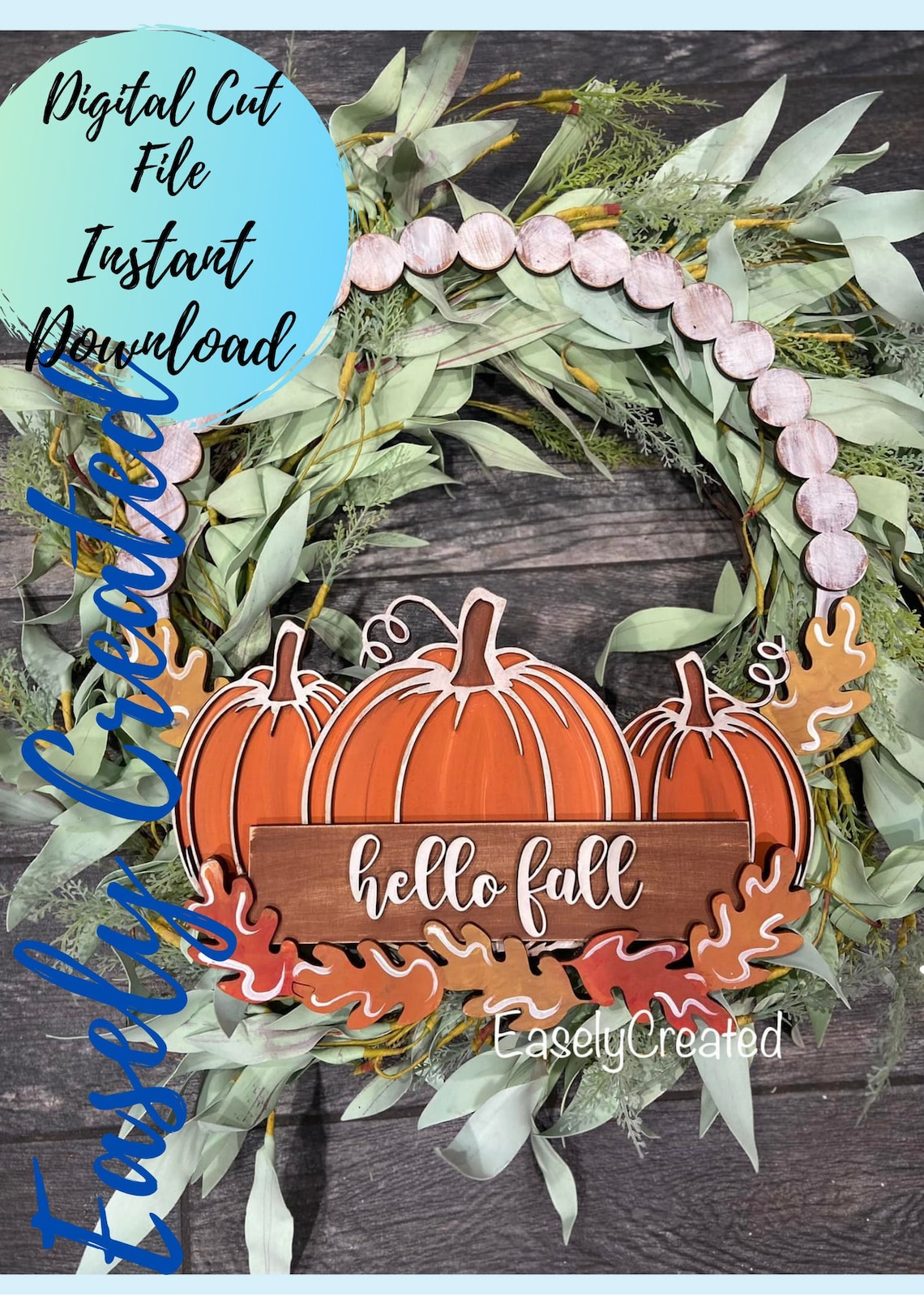 Seasonal Interchangeable Sign SVG File Interchangeable Fall - Etsy