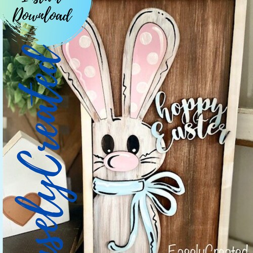 Hello Spring Door Hanger Sign SVG File 15 Shiplap - Etsy