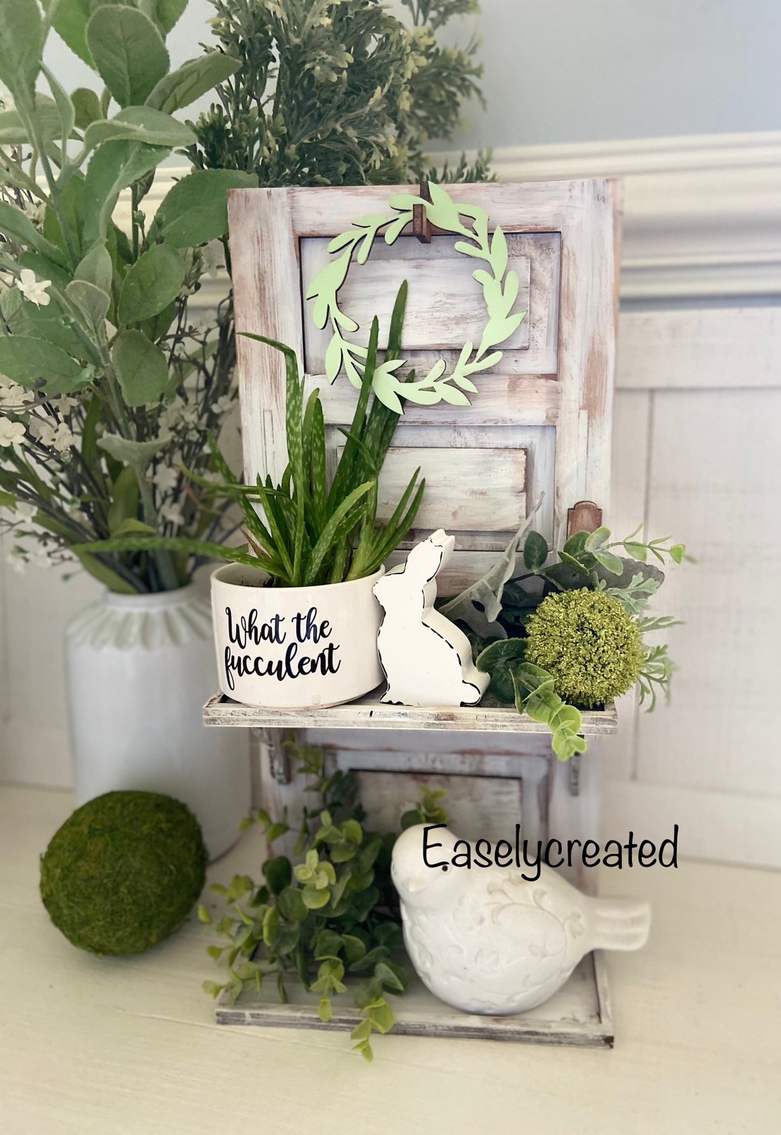 Vintage Door Tiered Tray Digital File - Tier Serving Chippy Tray ...