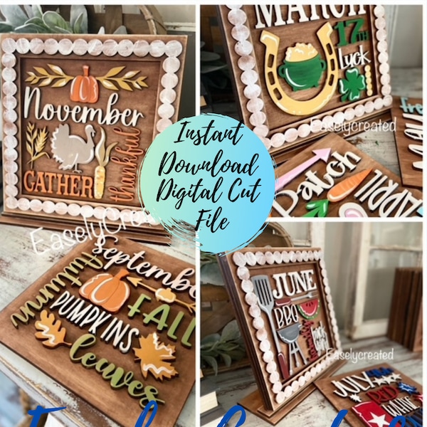 Seasonal Sign - Etsy