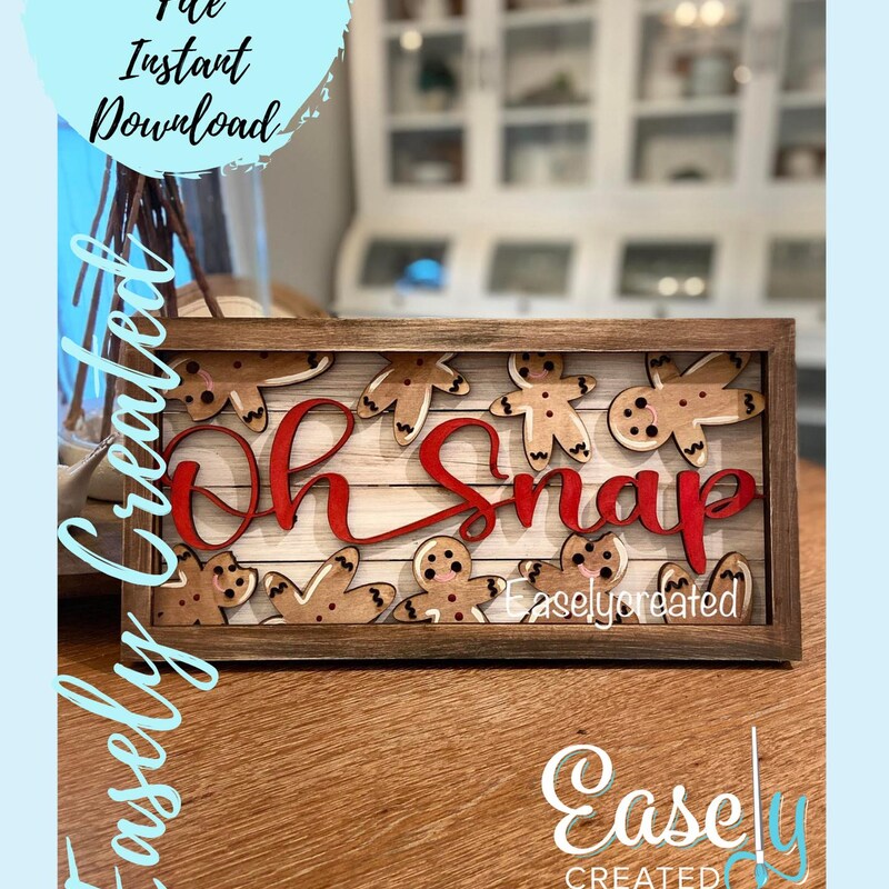 Gingerbread Sign - Etsy